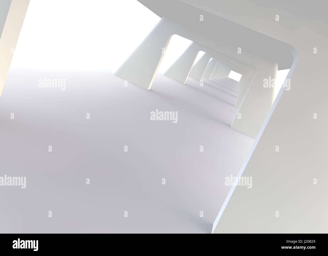 Abstract the construction of the bridge in a modern style. 3D rendering ...