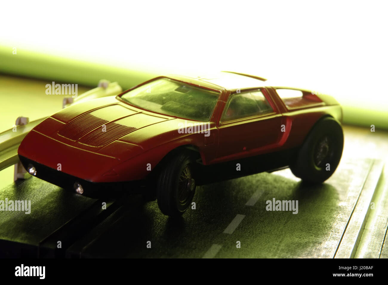 Miniature Model of a racing car Stock Photo - Alamy