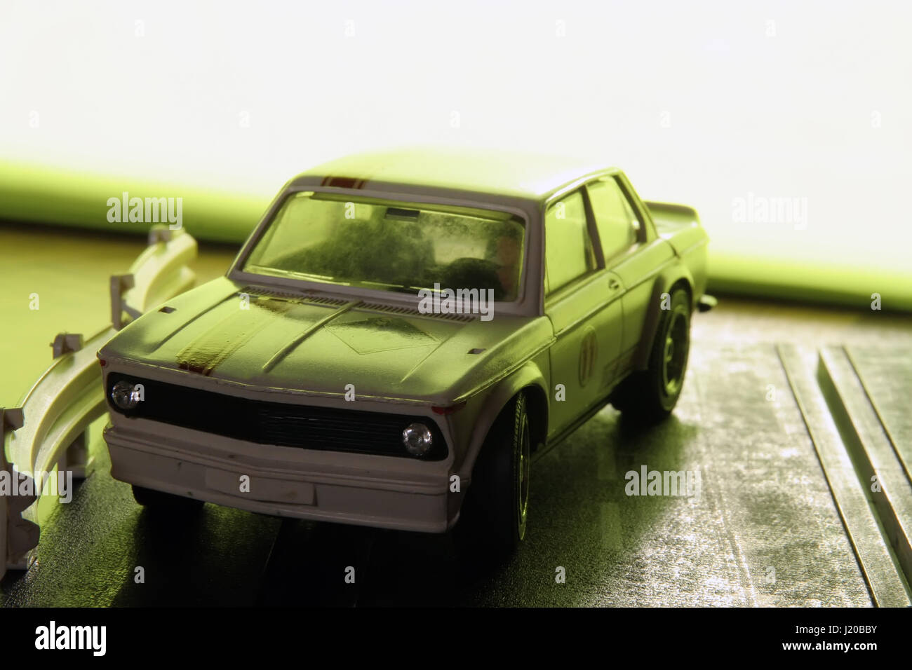 Miniature Model of a racing car Stock Photo - Alamy