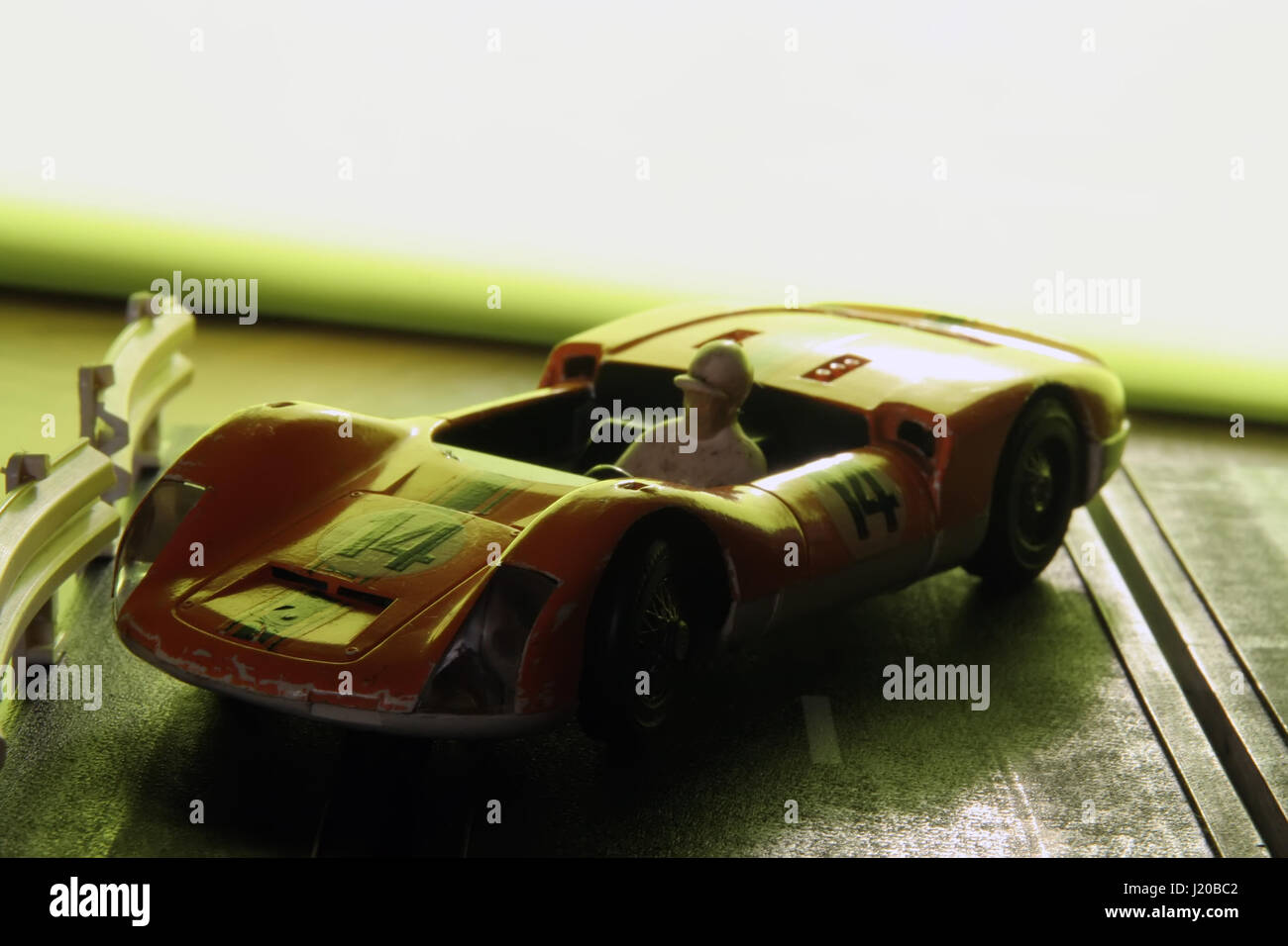 Miniature Model of a racing car Stock Photo - Alamy