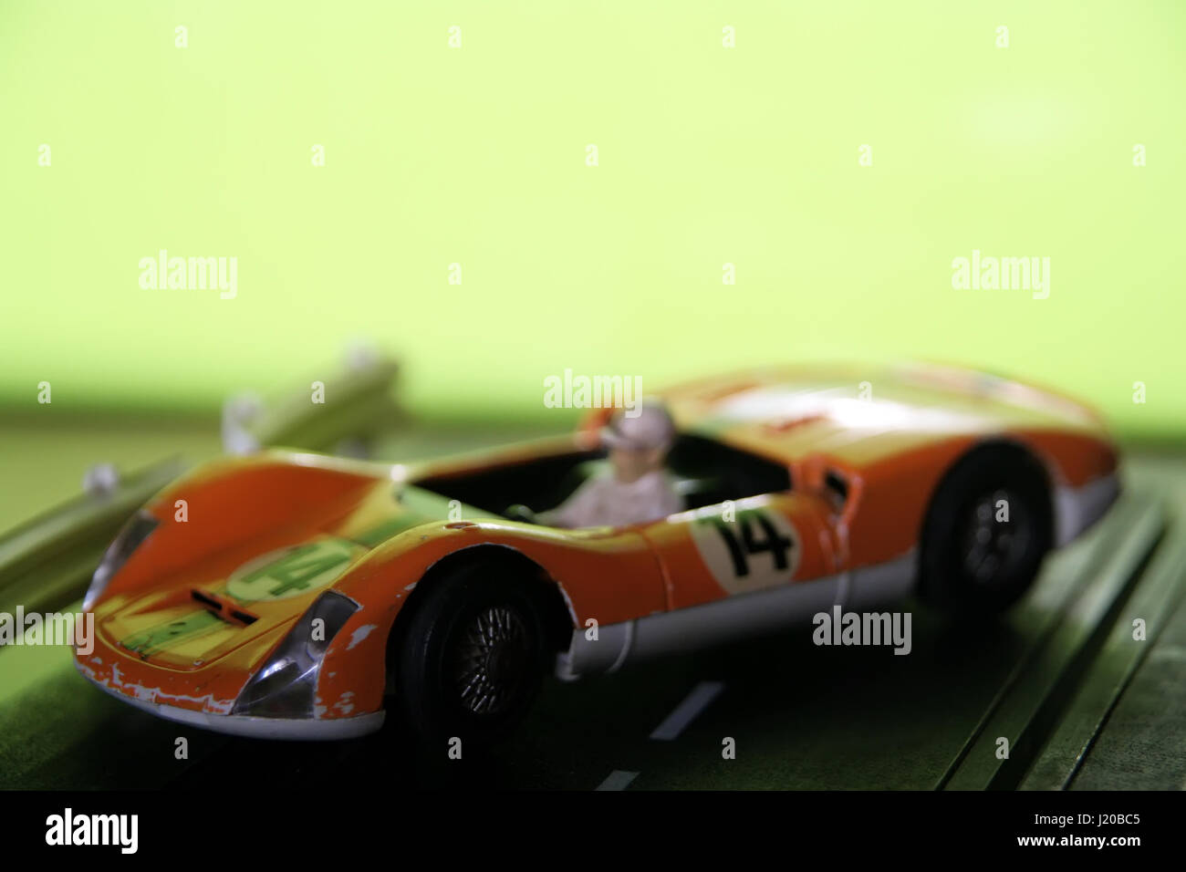 Miniature Model of a racing car Stock Photo - Alamy
