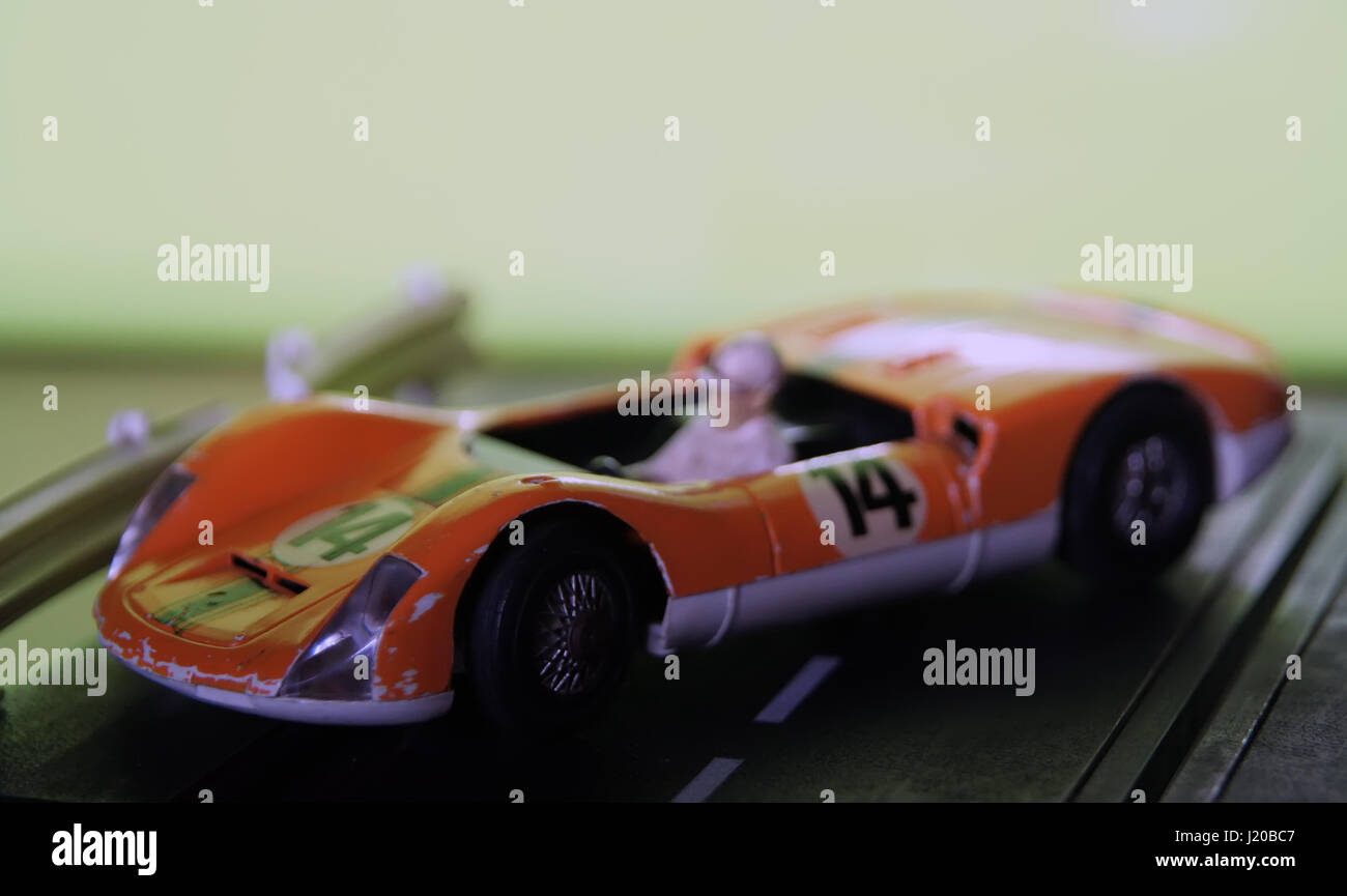 Miniature Model of a racing car Stock Photo - Alamy