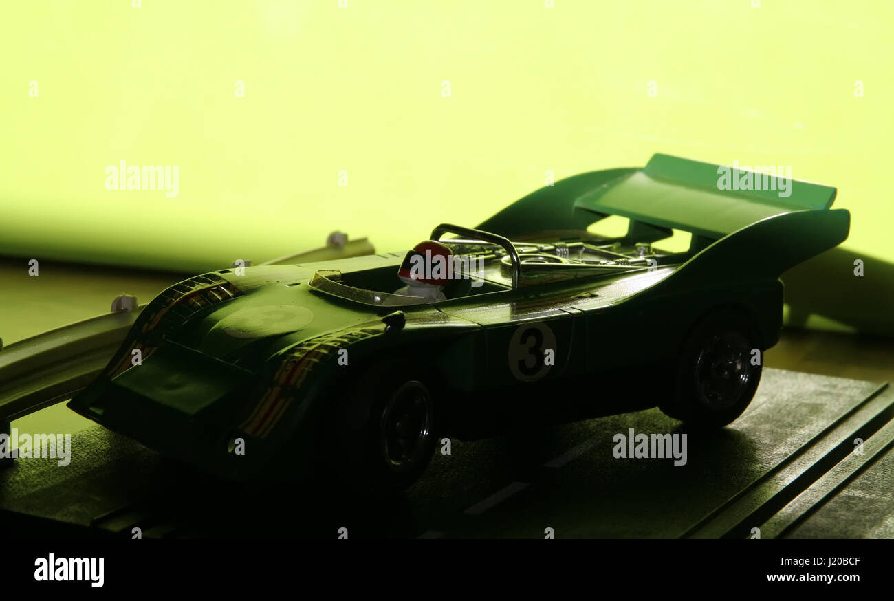 Miniature Model of a racing car Stock Photo - Alamy