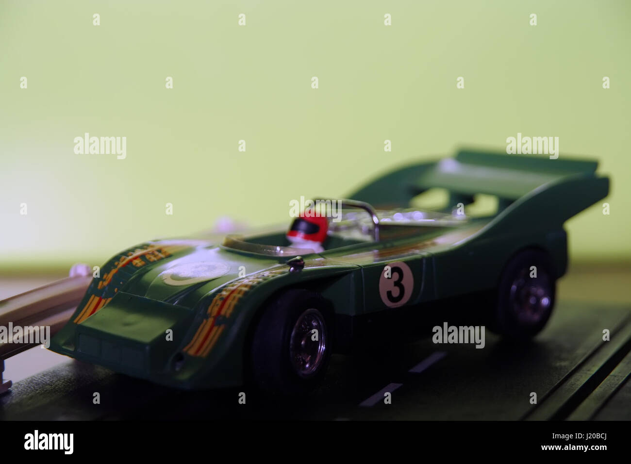 Miniature Model of a racing car Stock Photo - Alamy