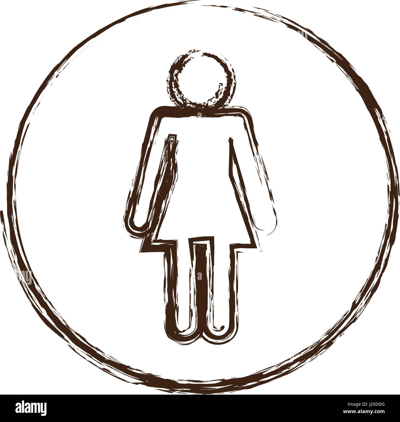 pictogram woman icon Stock Vector Image & Art - Alamy