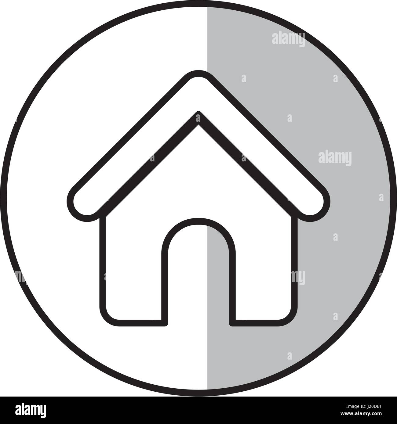 house shape icon Stock Vector Image & Art - Alamy