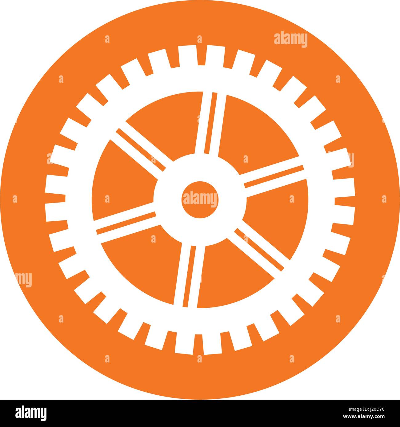 gear wheel icon Stock Vector Image & Art - Alamy