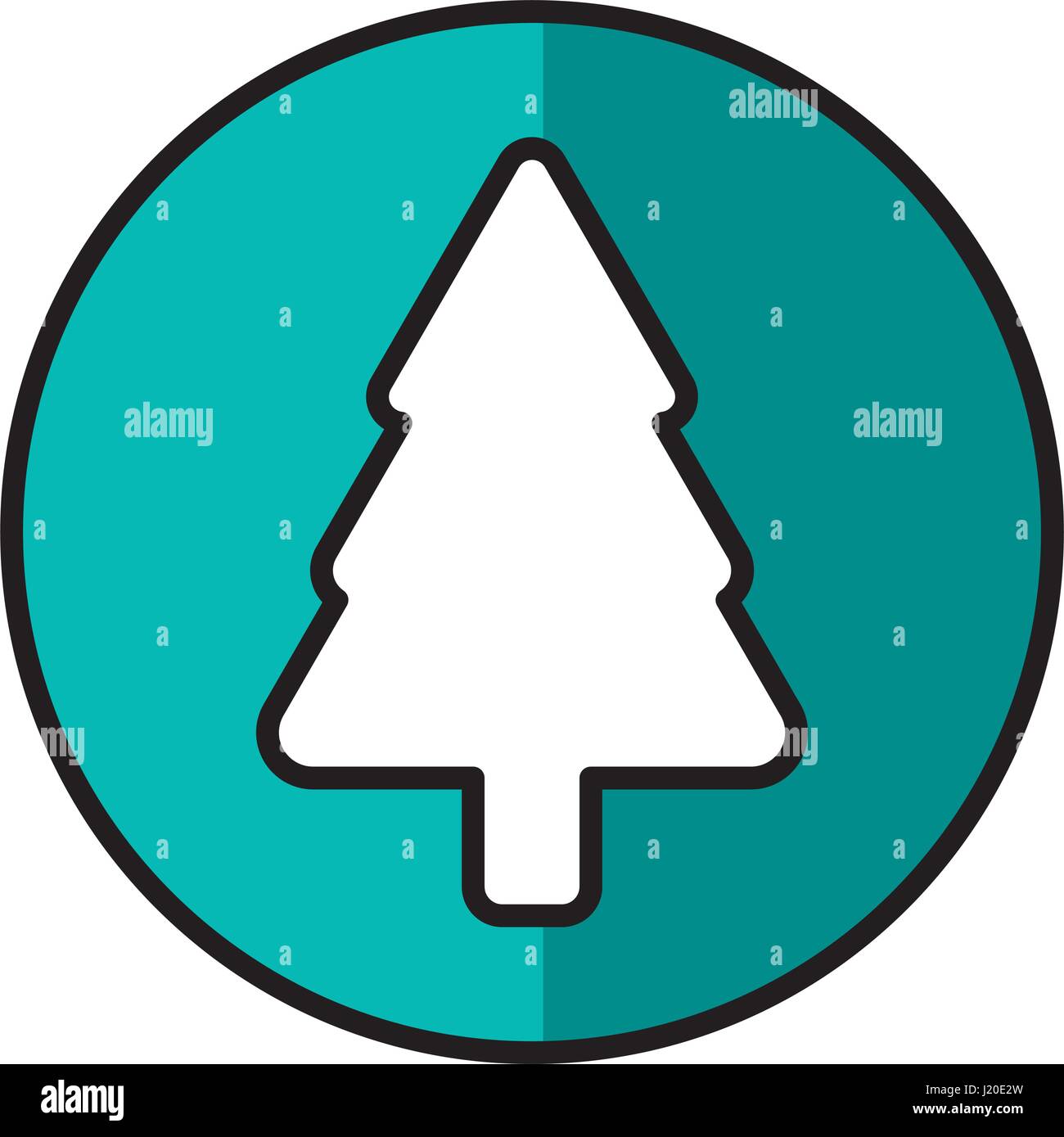 pine tree icon Stock Vector Image & Art - Alamy