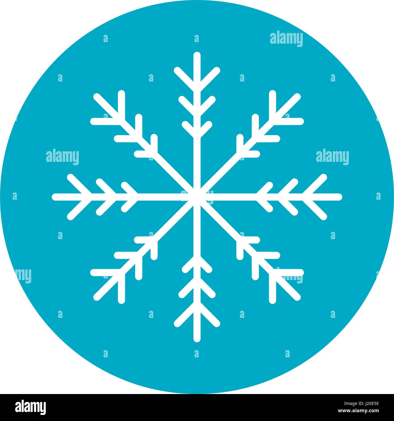 winter snowflake icon Stock Vector Image & Art - Alamy