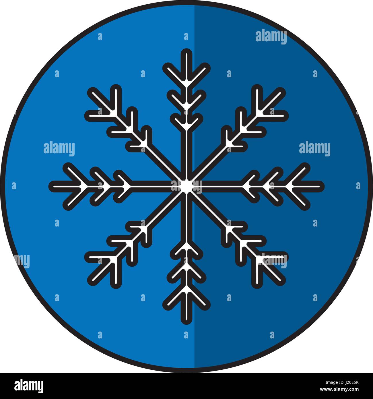 winter snowflake icon Stock Vector Image & Art - Alamy
