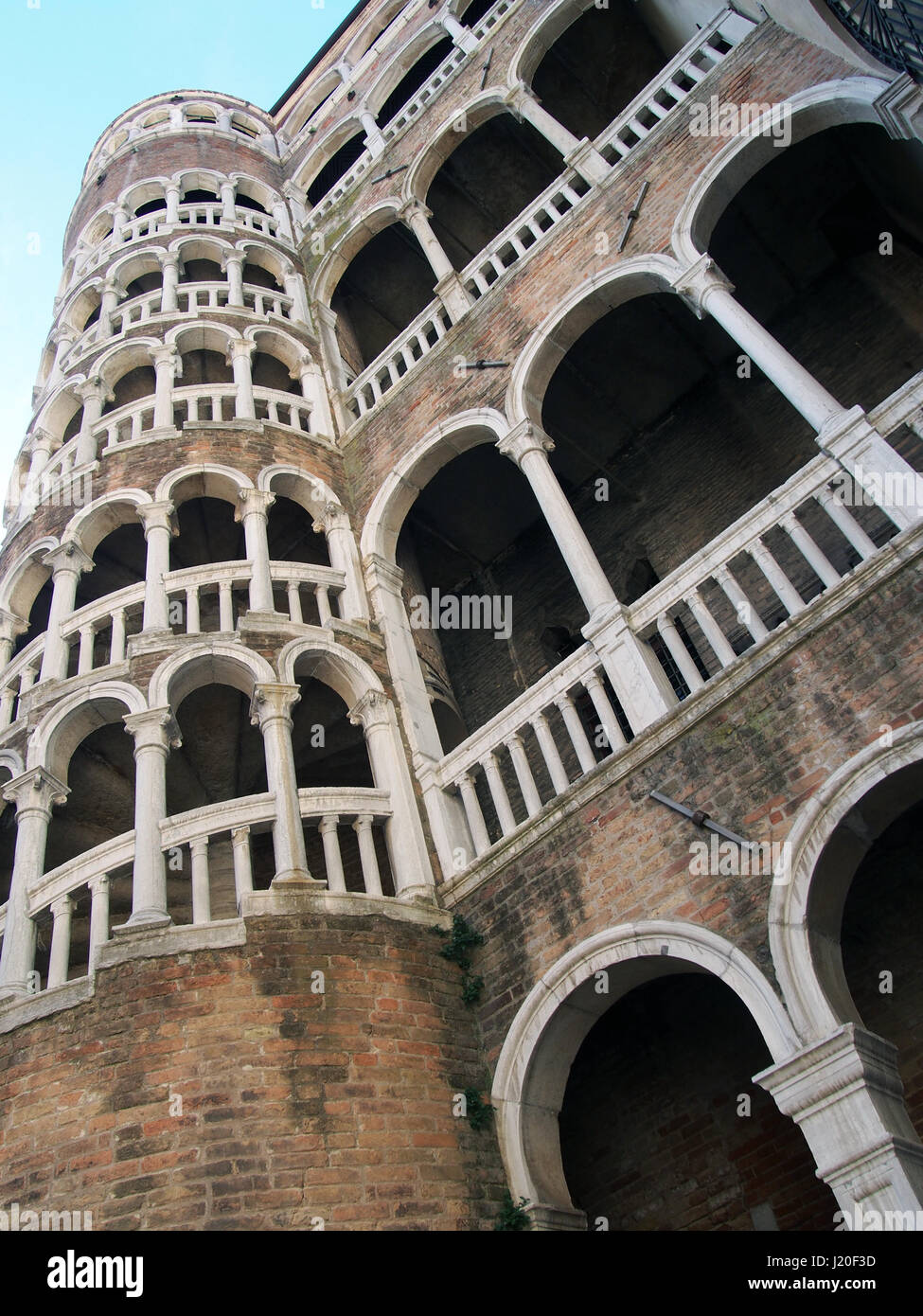 venice Scala Contarini del Bovolo palazzo with spiral staircase Stock ...