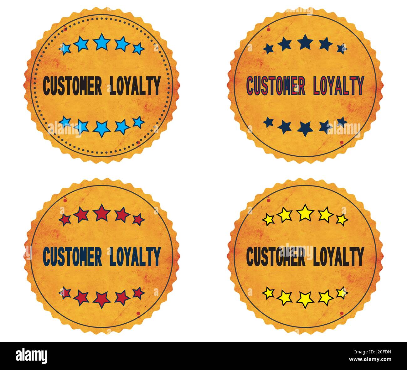 Customer loyalty concept in word Cut Out Stock Images & Pictures - Alamy
