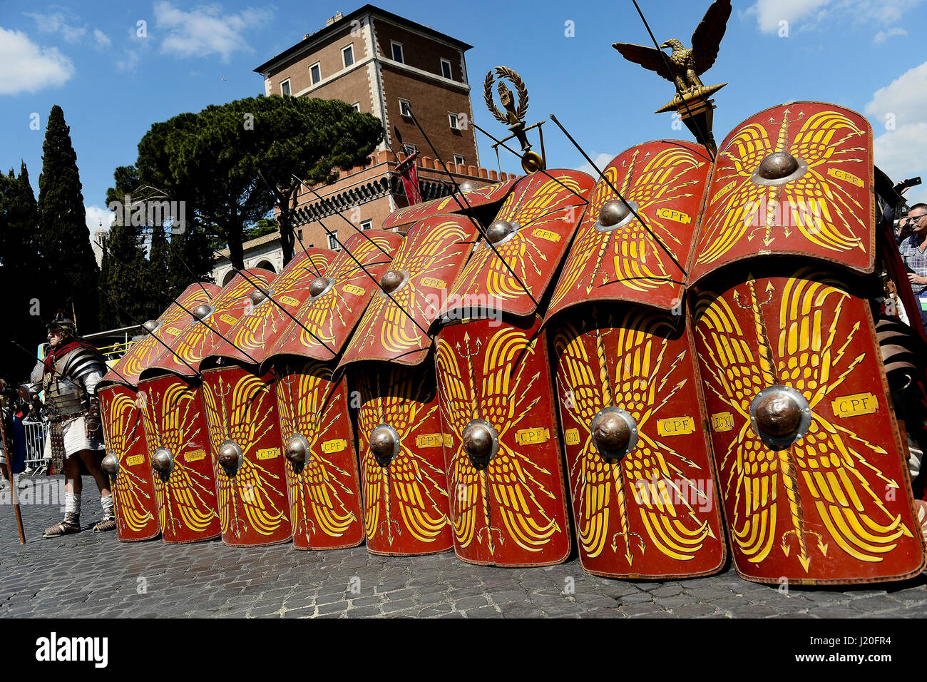 Rome, Italy. 23rd Apr, 2017. The eternal city of Rome celebrates its ...