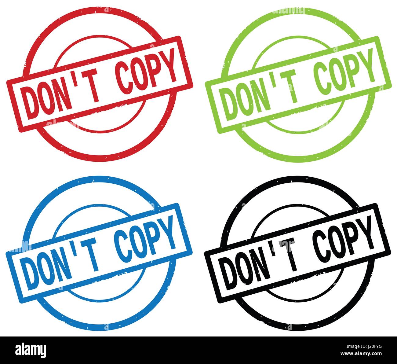 Dont copy stamp hi-res stock photography and images - Alamy