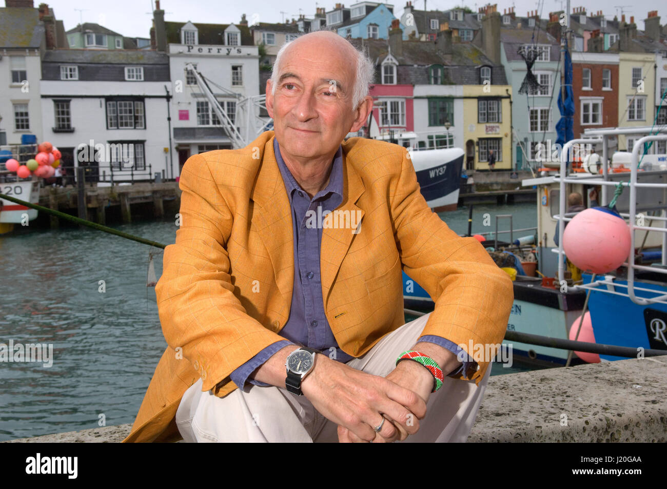 Antiques expert Paul Atterbury in Weymouth, Dorset, UK, where he lives ...