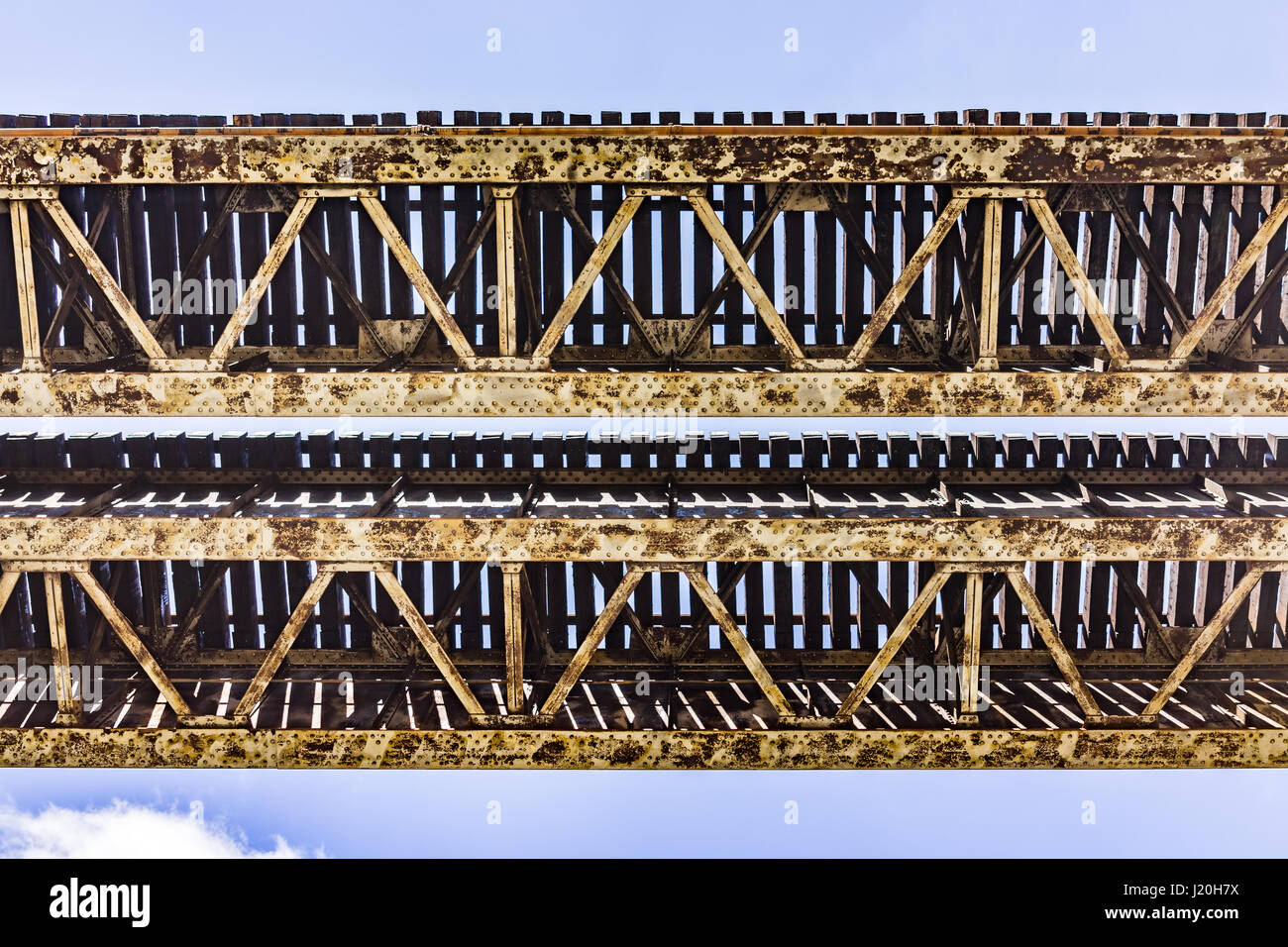 Railway Iron Bridge Isolated High Resolution Stock Photography and ...