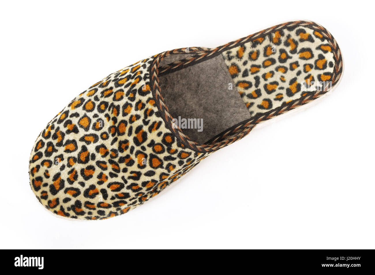 Slipper isolated on white background Stock Photo - Alamy