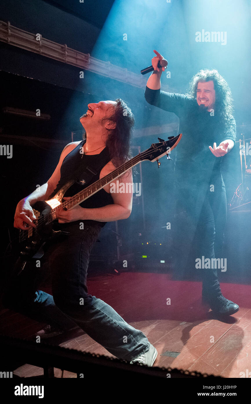 Ross The Boss performing live at RCA Club Featuring: Marc Lopes, Mike ...