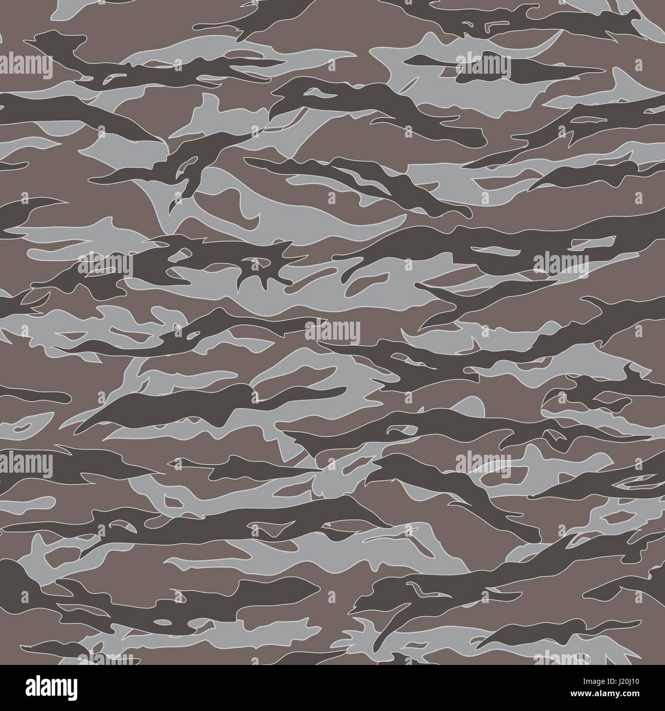 Desert Tiger stripe Camouflage seamless patterns. Vector Illustration ...