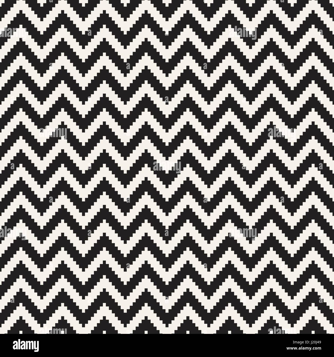 Repeatable geometric grid texture. Vector seamless mesh pattern. Monochrome zigzag edgy lines ...