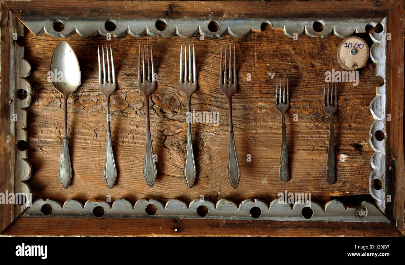 Old forks hi-res stock photography and images - Alamy