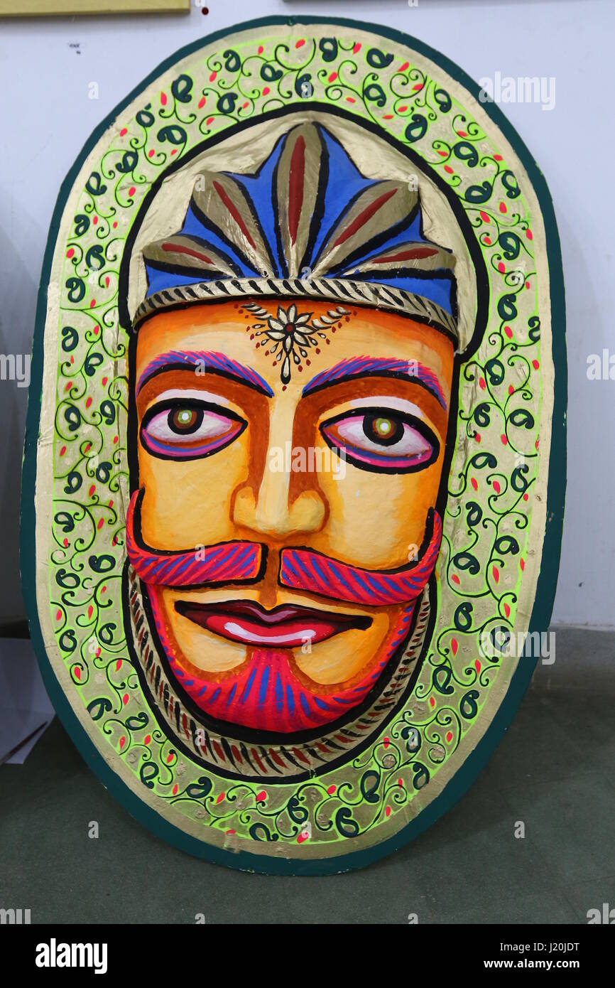 Bengali traditional Colorful masks Stock Photo - Alamy