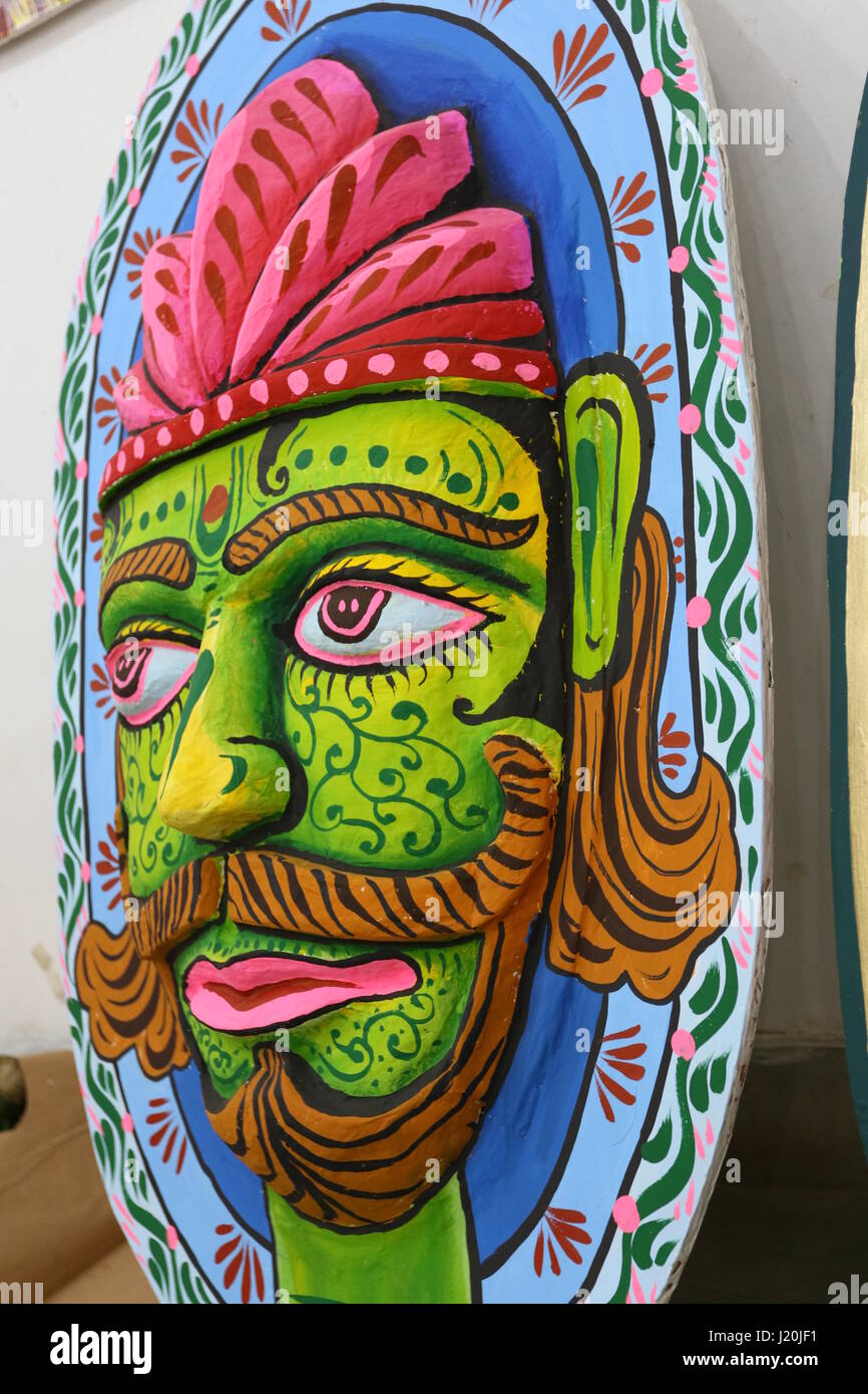 Bengali traditional Colorful masks Stock Photo - Alamy