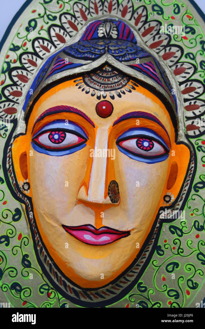 Bengali traditional Colorful masks Stock Photo - Alamy