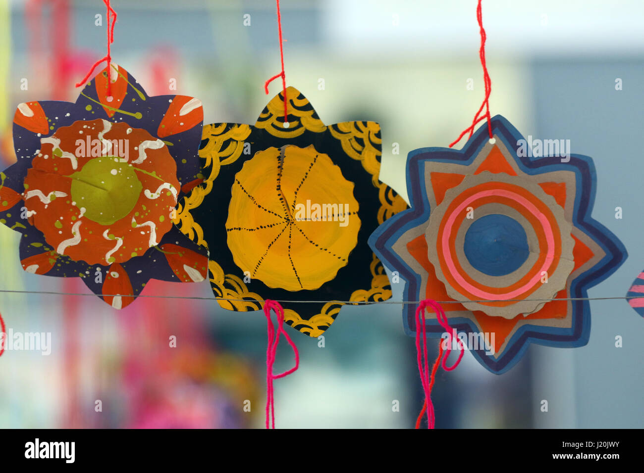 Bengali traditional Colorful masks Stock Photo - Alamy