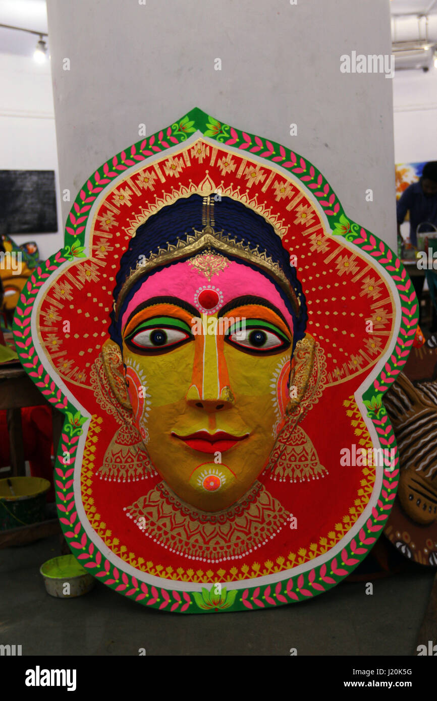 Bengali traditional Colorful masks Stock Photo - Alamy