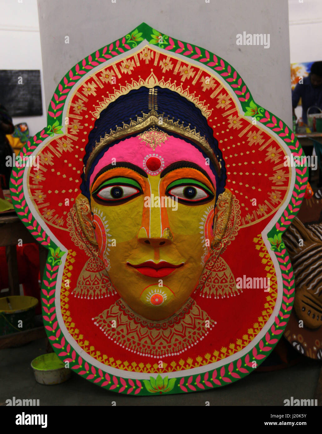 Bengali traditional Colorful masks Stock Photo - Alamy