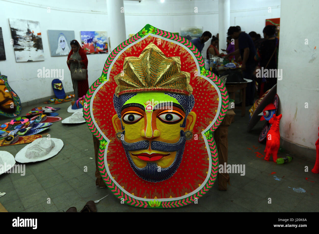 Bengali traditional Colorful masks Stock Photo - Alamy