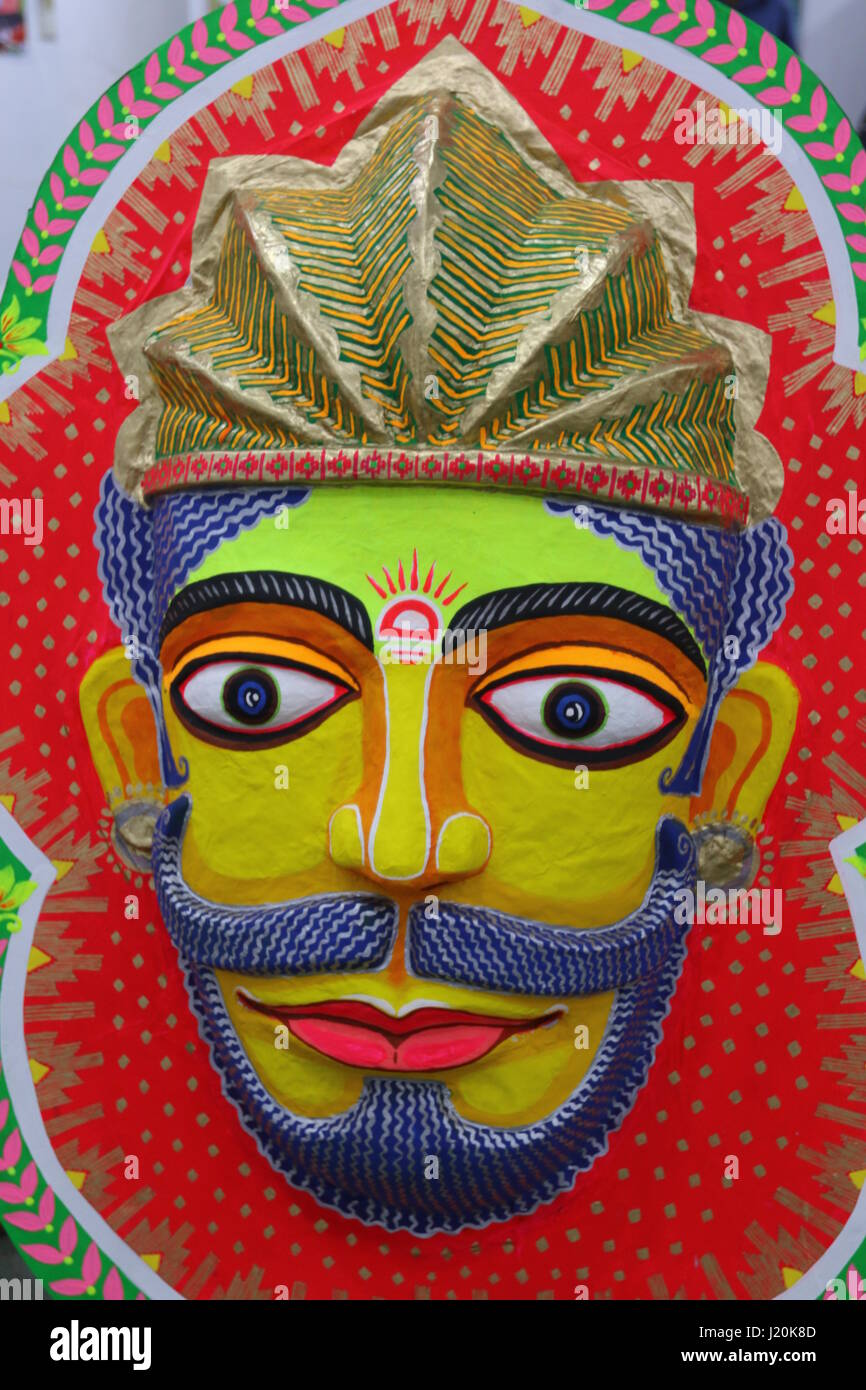 Bengali traditional Colorful masks Stock Photo - Alamy