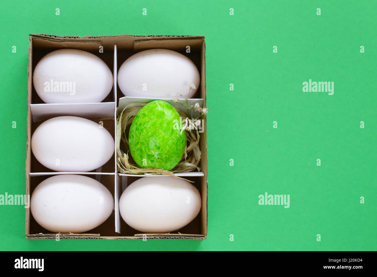 Concept organic food bio natural eggs Stock Photo - Alamy