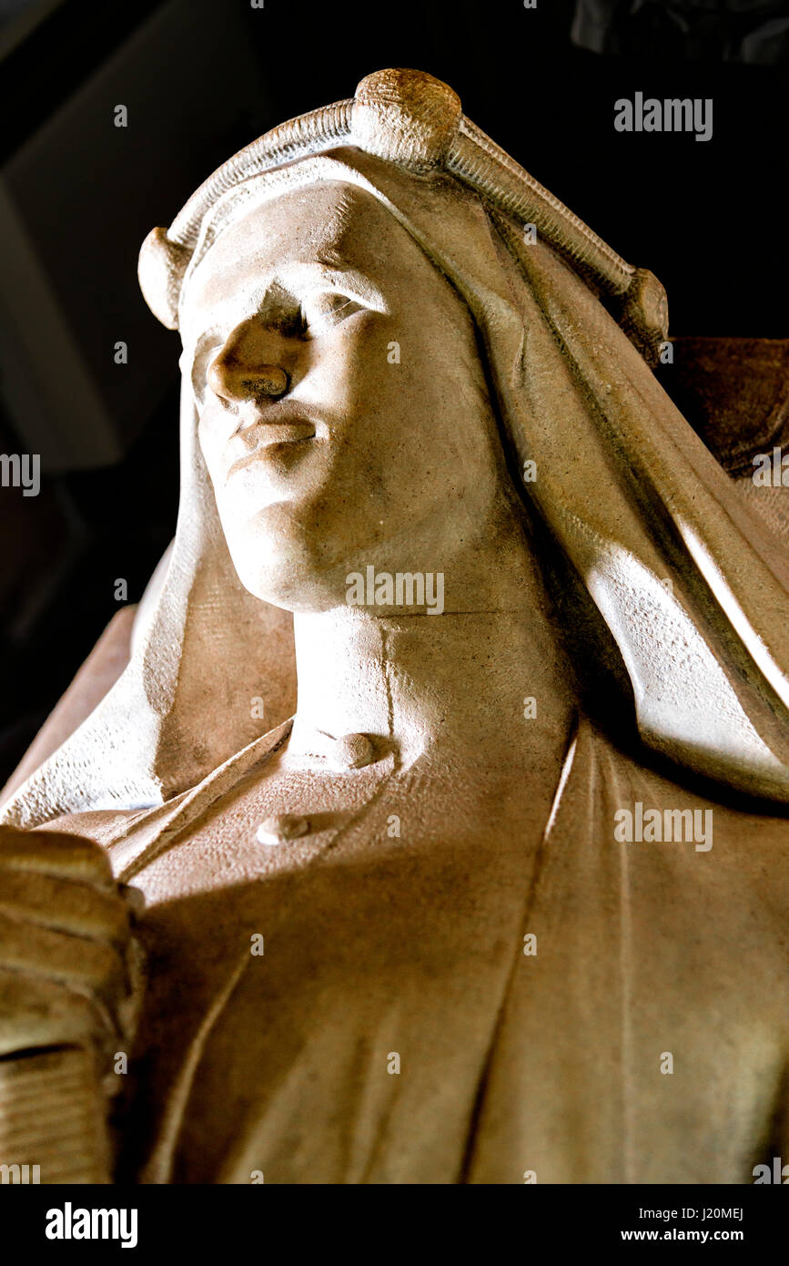 Lawrence of Arabia effigy, St Martin's Church, Wareham, Dorset Stock ...