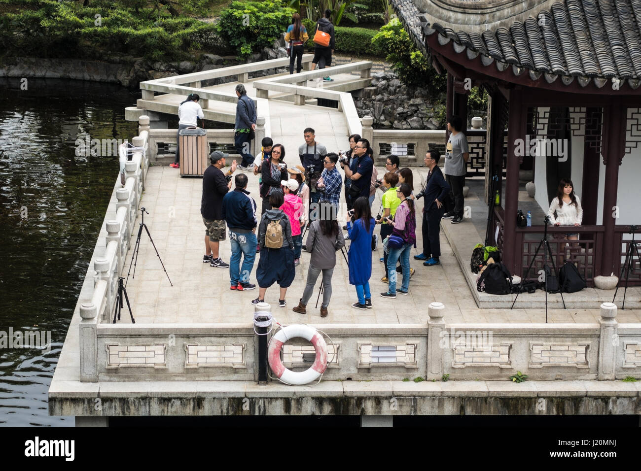 Photography students chinese garden hi-res stock photography and images ...