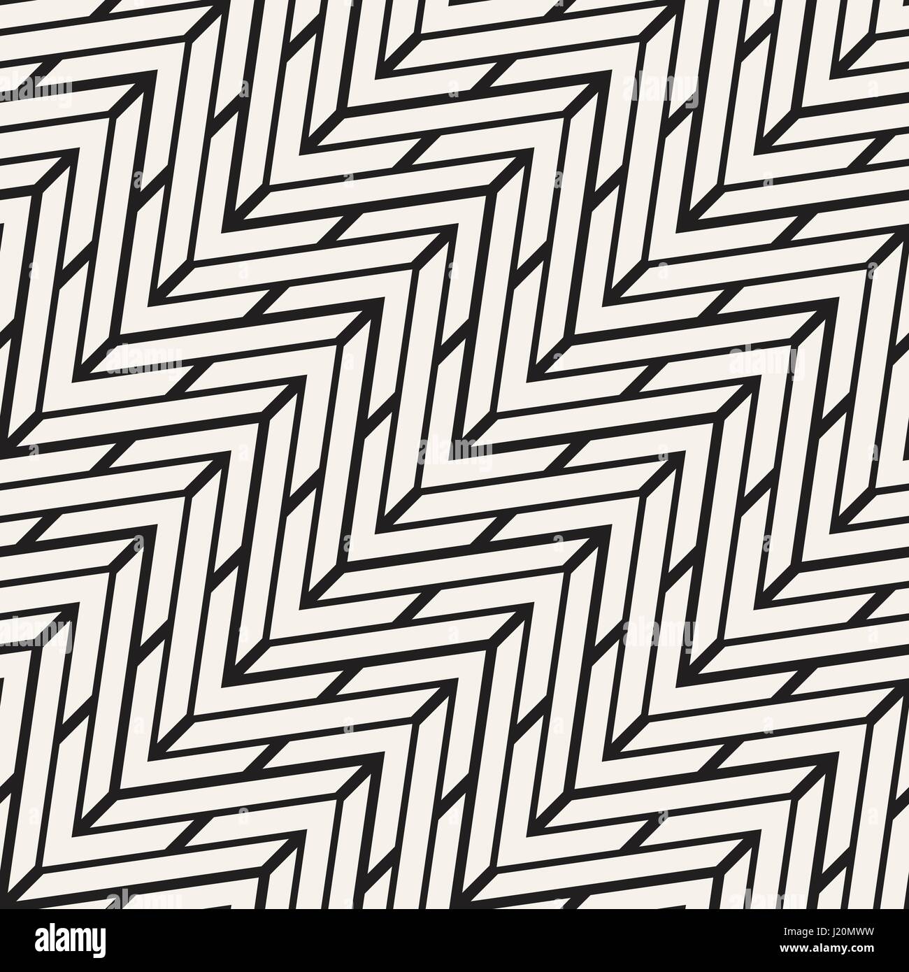 Vector seamless black and white trendy pattern. Modern stylish ...