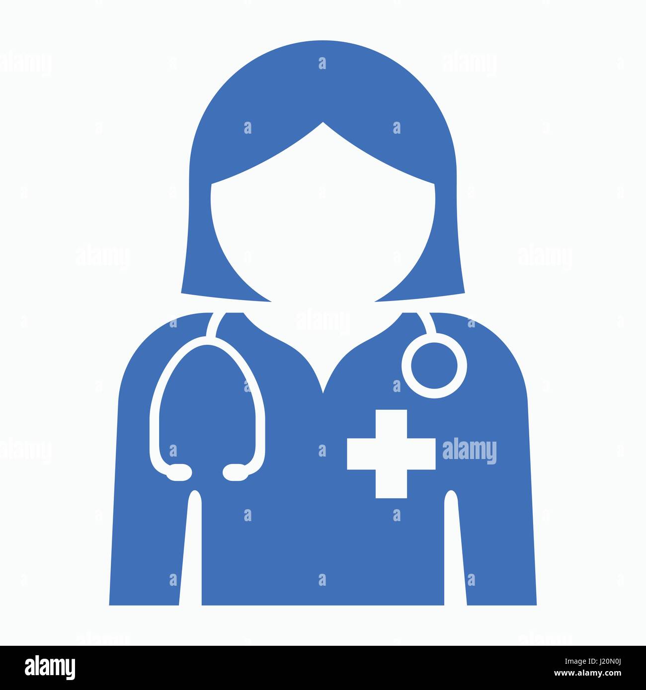 Doctor flat design vector icon Stock Vector Image & Art - Alamy