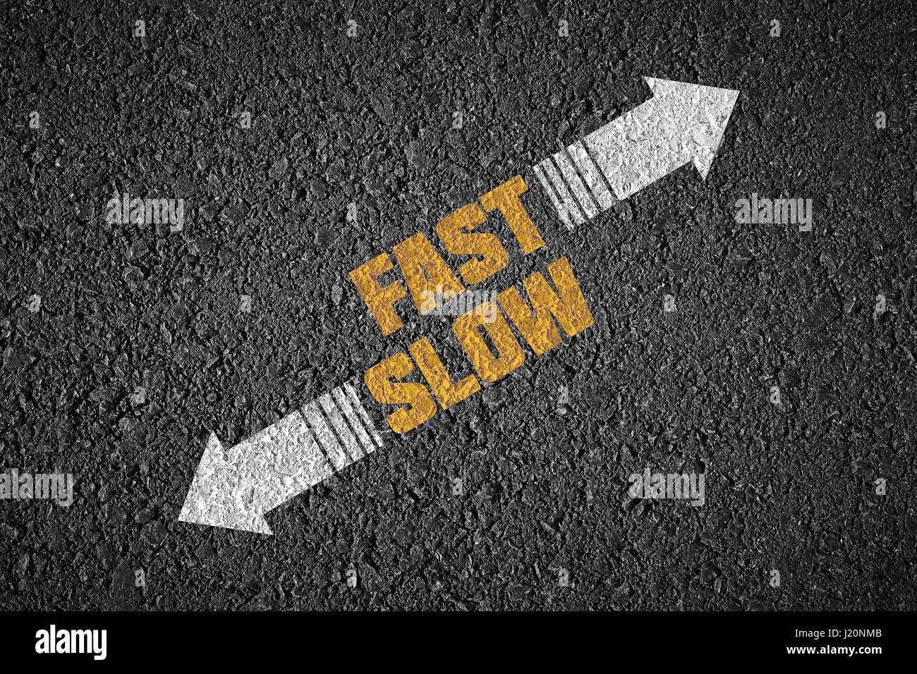 fast or slow Stock Photo - Alamy