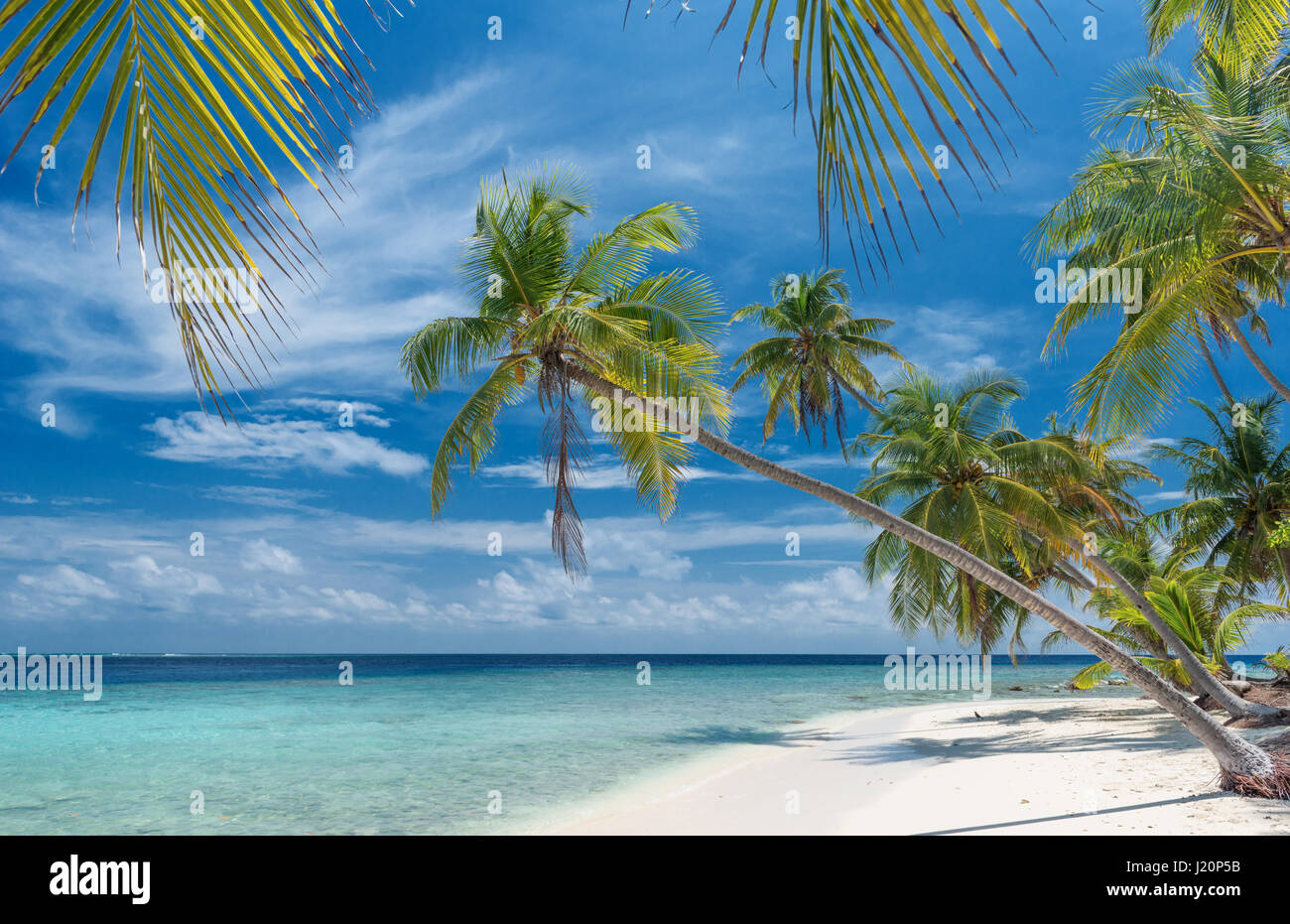 beautiful unspoilt beach Stock Photo - Alamy