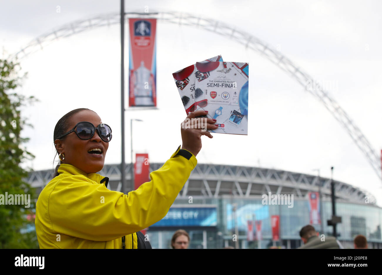 Wembley matchday hi-res stock photography and images - Alamy