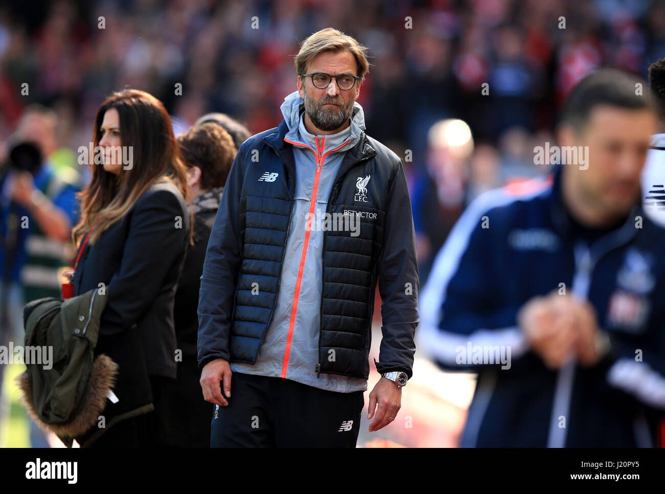 Liverpool manager Jurgen Klopp during the Premier League match at ...