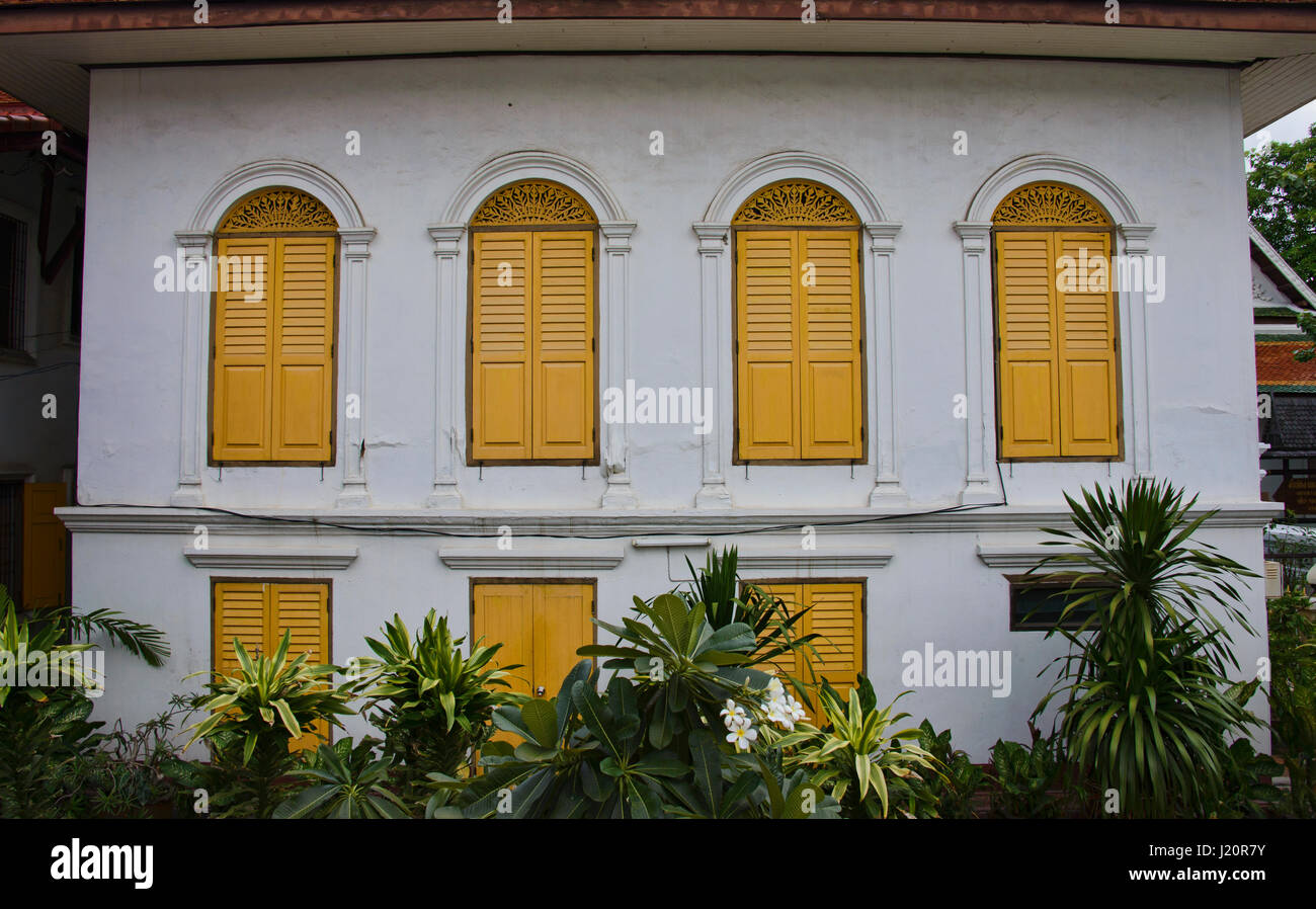 Thailand colonial shutters hi-res stock photography and images - Alamy