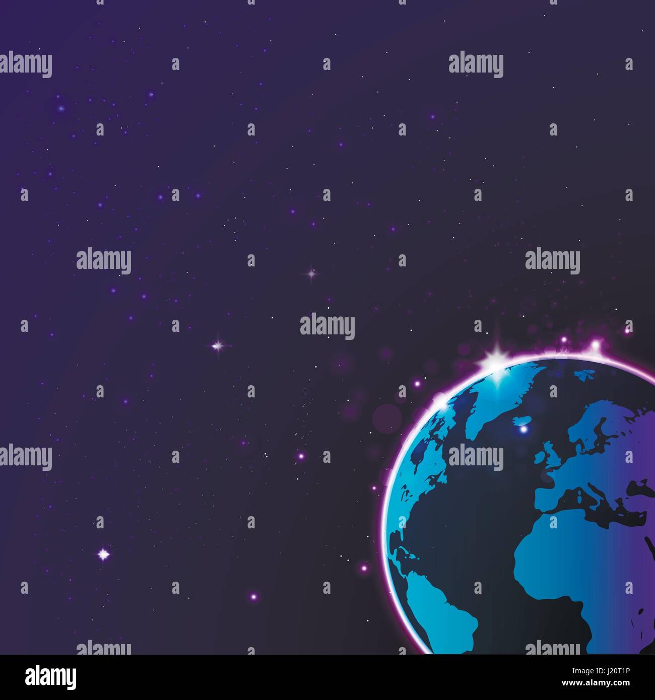 Earth network Stock Vector Images - Alamy