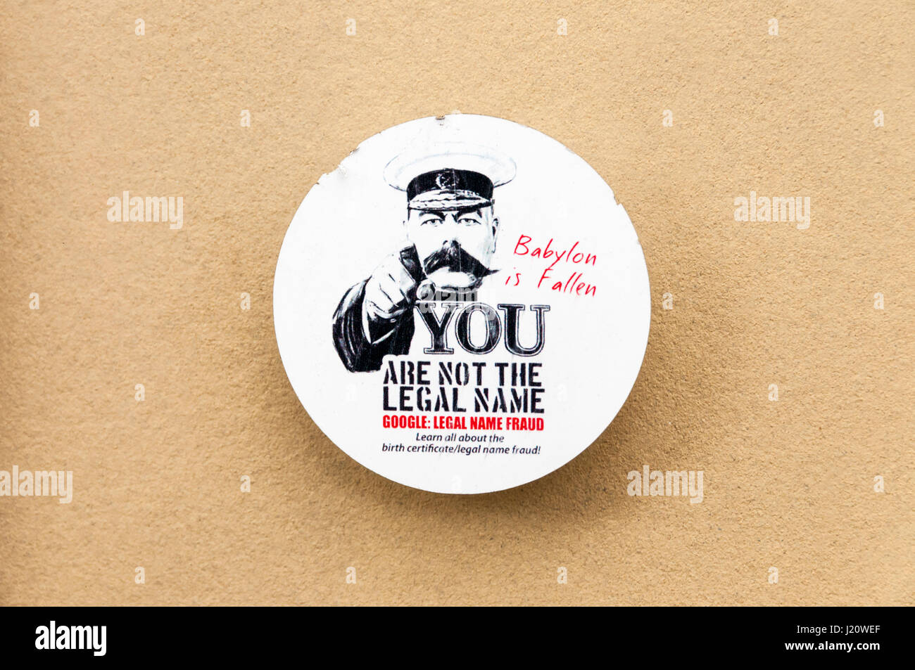 Legal Name Fraud sticker. SEE DETAILS IN DESCRIPTION Stock Photo - Alamy
