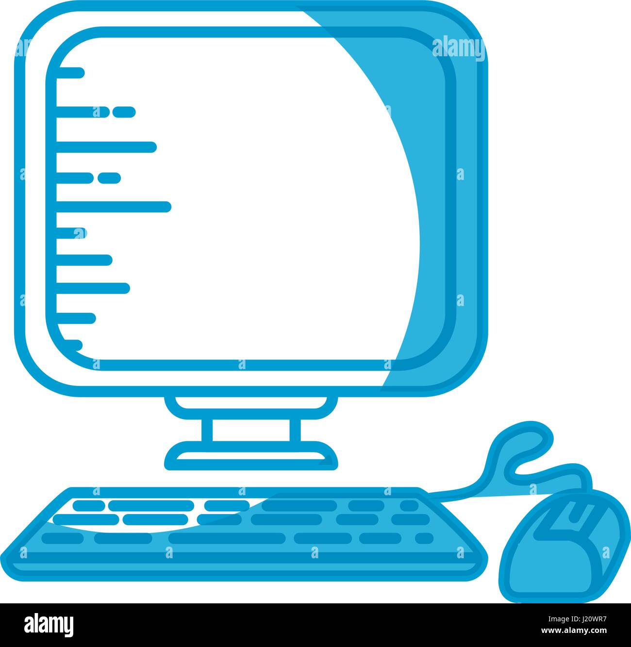 Desktop computer technology Stock Vector Image & Art - Alamy