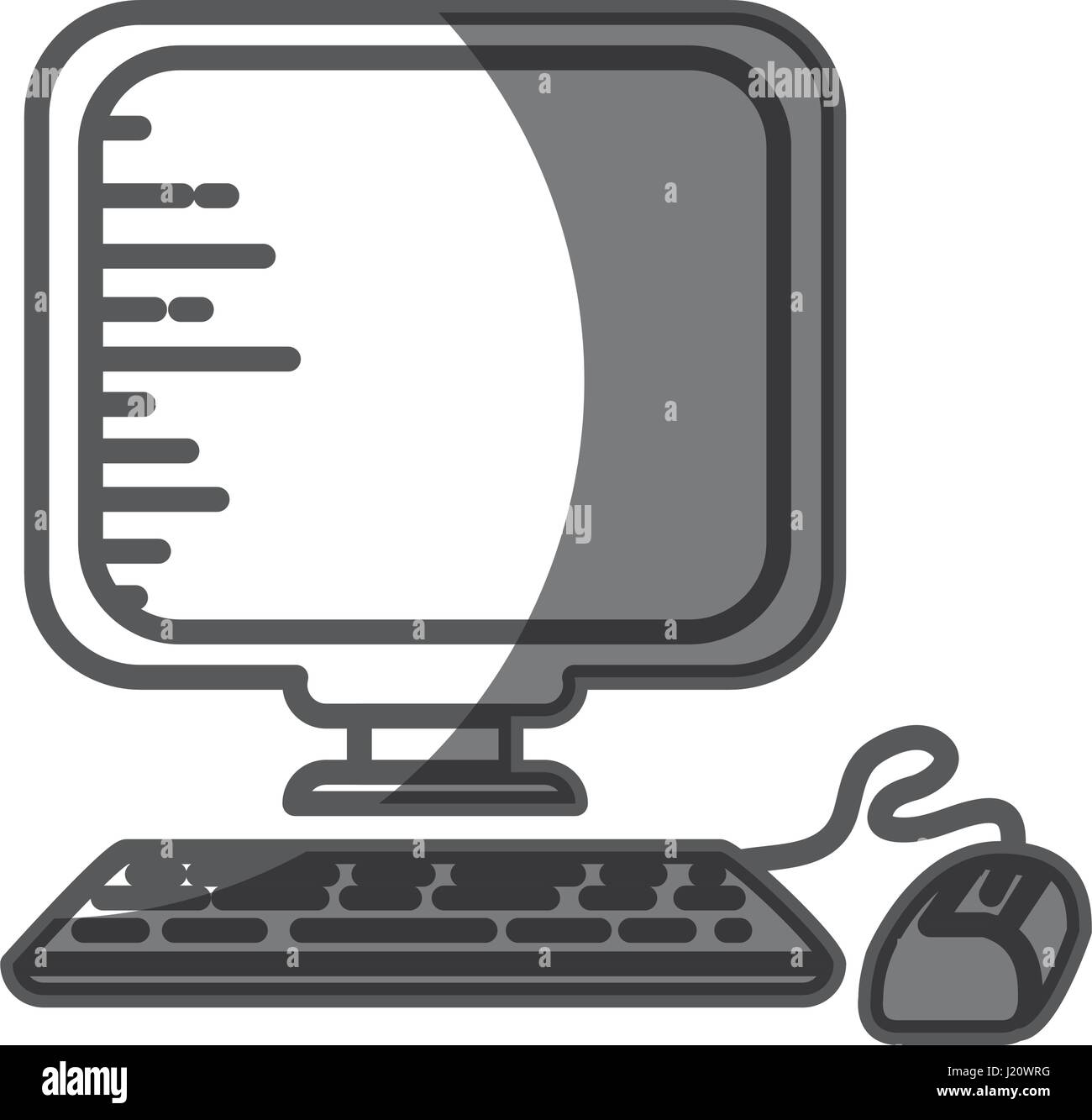Desktop computer technology Stock Vector Image & Art - Alamy
