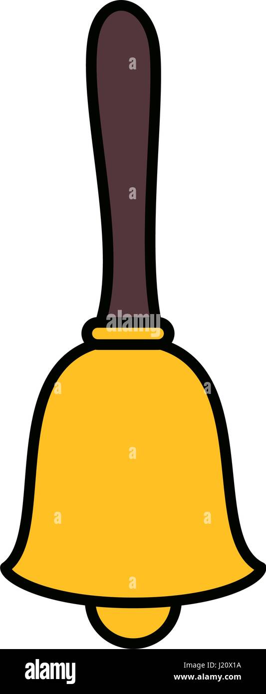 Ringing dinner bell Stock Vector Images - Alamy