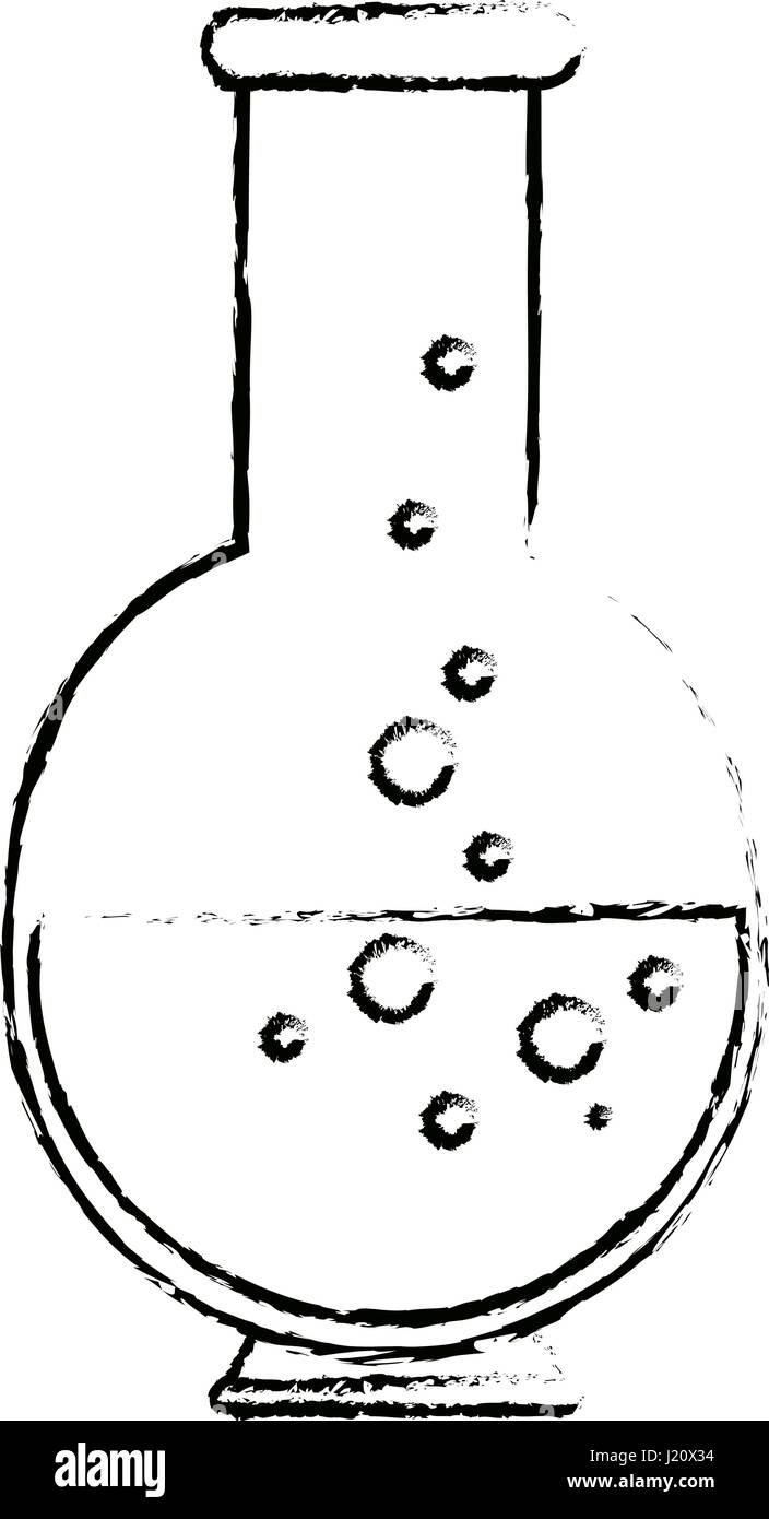 Chemistry flask lab Stock Vector Image & Art - Alamy