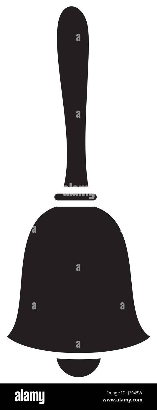 Hand bell isolated Stock Vector Image & Art - Alamy